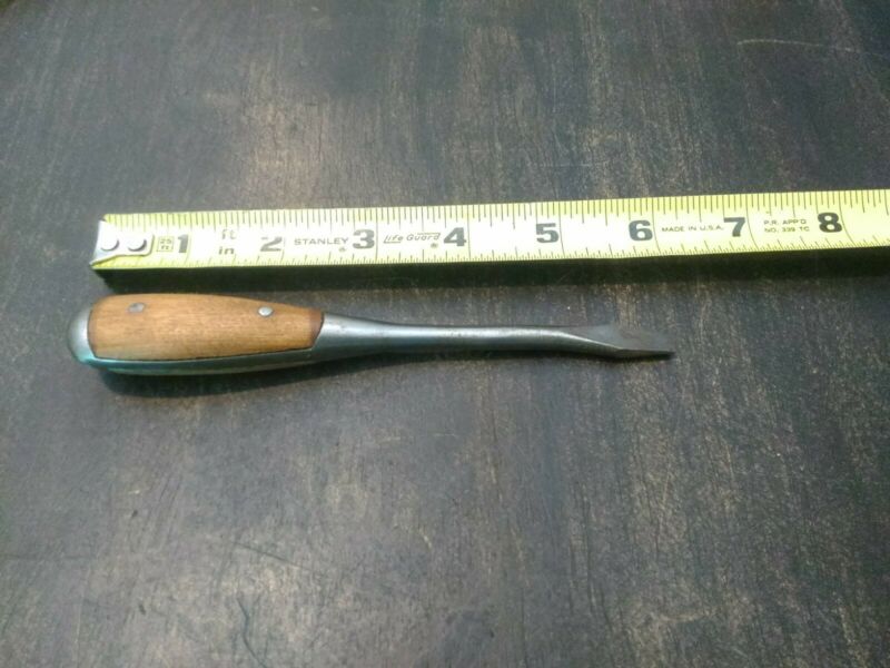 Vintage 6" Split-Wood Handle Flat Head Screwdriver ~ UNMARKED ...