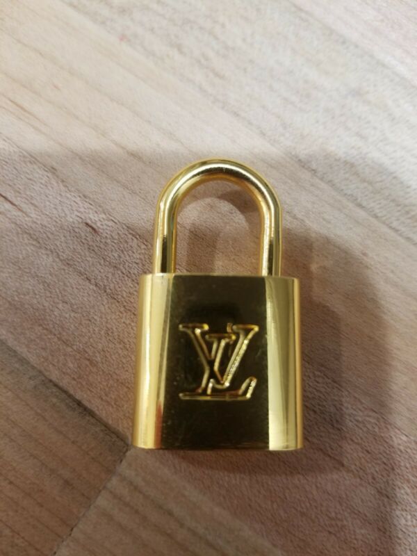 Louis Vuitton PadLock Lock for Bags Brass Gold -- Antique Price Guide ...