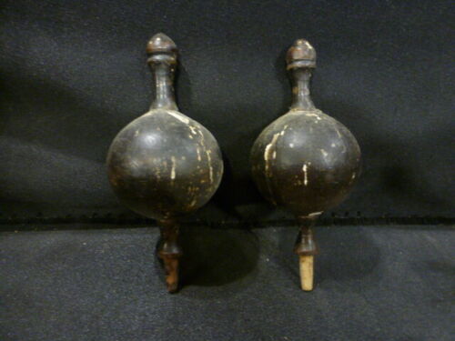 Pair longcase clock finials 250 years old -- Antique Price Guide ...