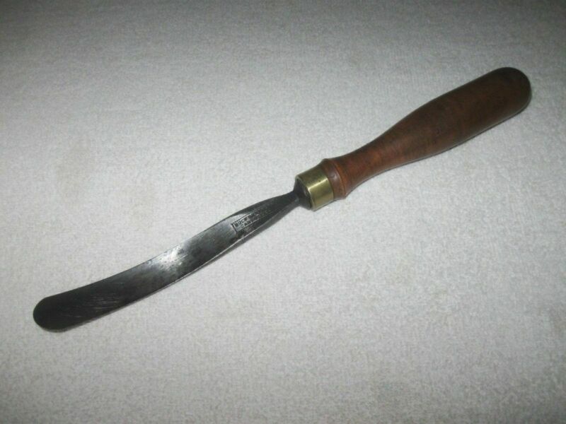 Vintage Buck Bros 5/8" Curved Bent Wood Carving Gouge, Sweep No. 13, Cast Steel -- Antique Price ...