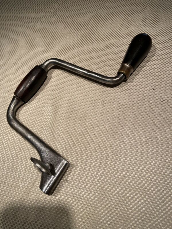 Vintage John S. Fray & Company Brace Drill with Large Pointer, Unique ...