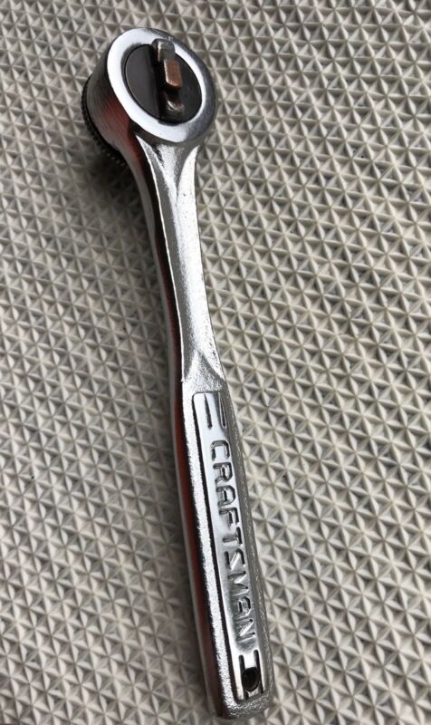 USA Craftsman 1/4" drive fine tooth thumb wheel ratchet 43178 -V ...