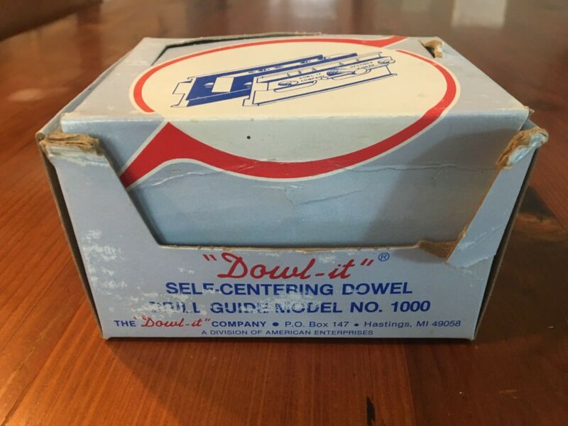 Vintage DOWL-IT SELF-CENTERING DOWEL DRILL GUIDE MODEL NO.1000 USA ...