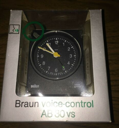 Vintage Braun Voice Control Travel Alarm Clock 4763/AB 30 vs -- Antique ...
