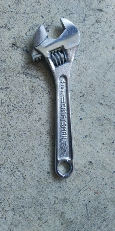 Craftsman 4 Inch Adjustable Wrench True Vintage Very Nice -- Antique ...