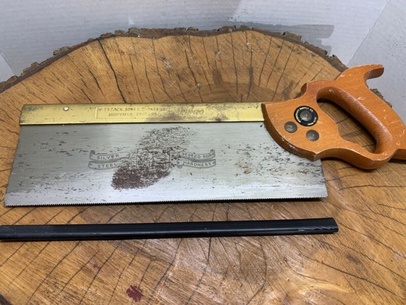 W. TYZACK SON & TURNER Tenon Saw No.120, Elephant, Nonpareil 12 ...