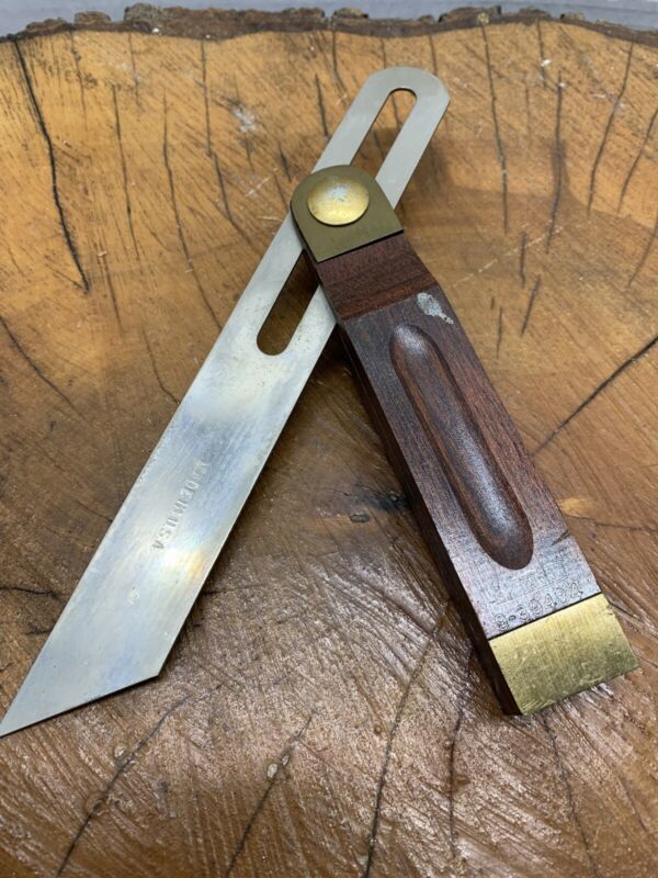 Vintage Woodworking 9-39484 Craftsman 8" Stainless Sliding Bevel T ...