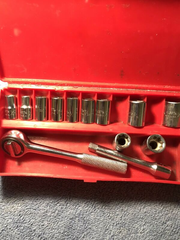 proto tools, fleet socket set,1/4" -- Antique Price Guide Details Page