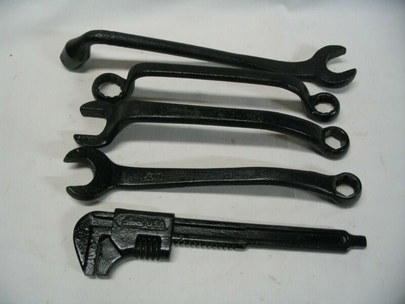Assortment Good Vintage FORD Script Wrenches/Tools -- Antique Price ...