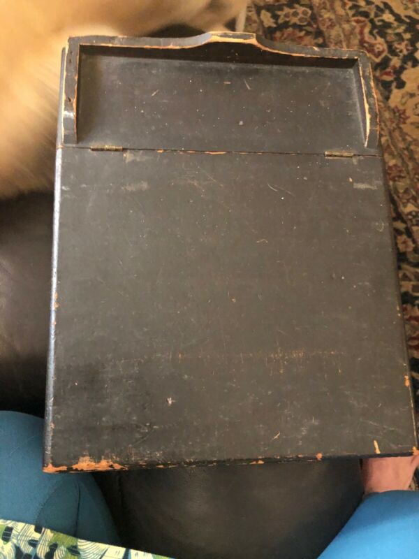 Mahogany Wooden Secretary Box -- Antique Price Guide Details Page