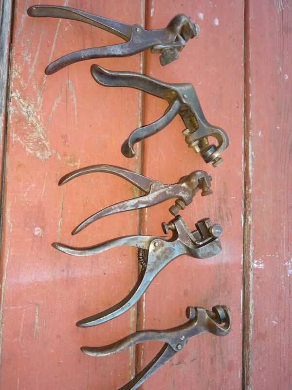 Antique Saw Set (5 Total) -- Antique Price Guide Details Page