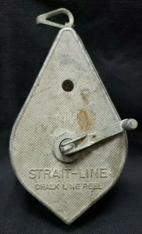 Vintage STRAIT LINE CHALK LINE REEL PLUMB BOB -- Antique Price Guide ...