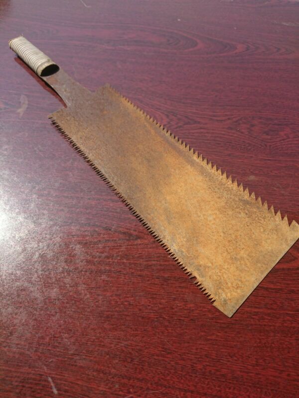 DAMAGED Japanese Rusted saw Vintage Japan For repairs. Ha1 -- Antique ...