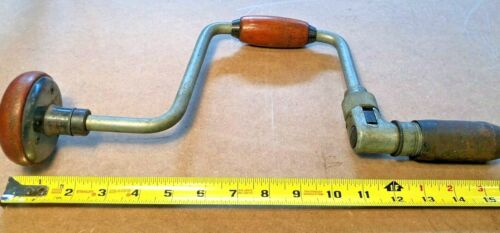 Antique Pexto Hand Drill Auger Bit Brace Rare Vintage Woodworking Tool ...