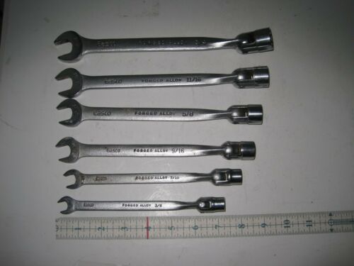 Vintage Easco 6 Piece Socket Wrench Set Forged Alloy -- Antique Price ...