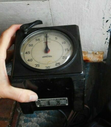RARE Vintage Antique Bakelite Timer Standard Electric Time Co. S-60 ...