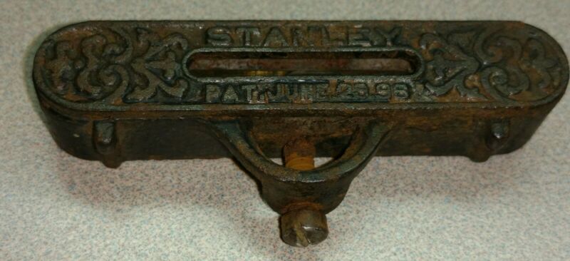 Antique Cast Iron STANLEY Line Level, Patent date, June 28 1898-VG ...