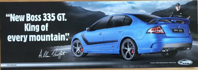 Ford Falcon FPV Boss 335 GT FG Brochure with Allan moffat -- Antique ...