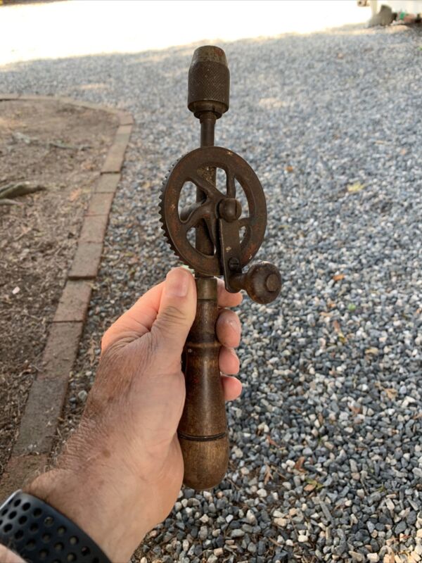 Antique Eggbeater Style Hand Drill -- Antique Price Guide Details Page