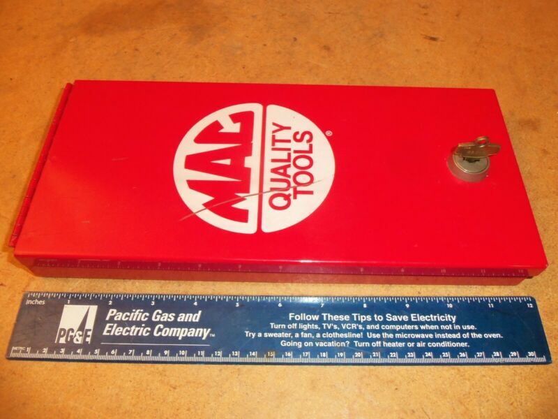 Rare small vintage mac tools box. cash box or receipt box -- Antique ...