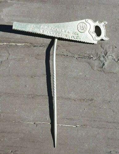 Early E.C. Atkins & Co. Saw Advertising Pin Back Hand Saw -- Antique ...