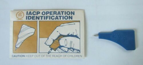 Vintage IACP Operation Identification Engraver Inscriber -- Antique ...