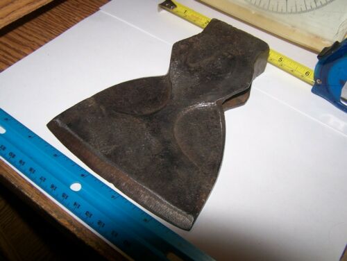 VINTAGE BROAD AXE KELLY AXE? GOOD BIT EDGE 4 7/8 IN. 2 LBS HEWING AXE ...