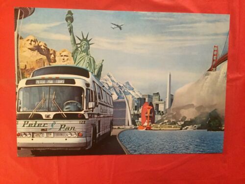 c.1975 Peter Pan Vacation Tours Bus Postcard -- Antique Price Guide ...