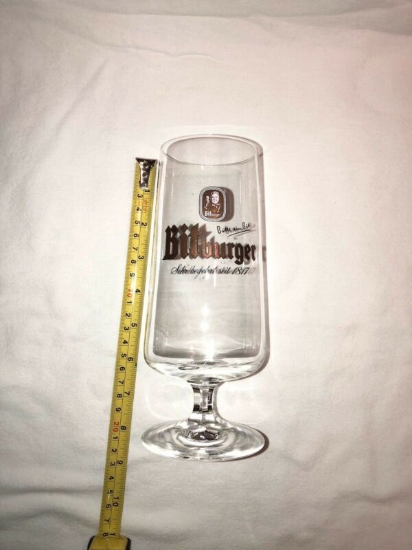 Bitburger Pils Germany Vintage 5l 500ml Short Stemmed Beer Glass 85†Rastal Antique
