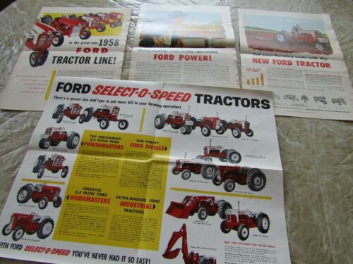 4 Ford Tractor ads 1958, 1959, lot -- Antique Price Guide Details Page