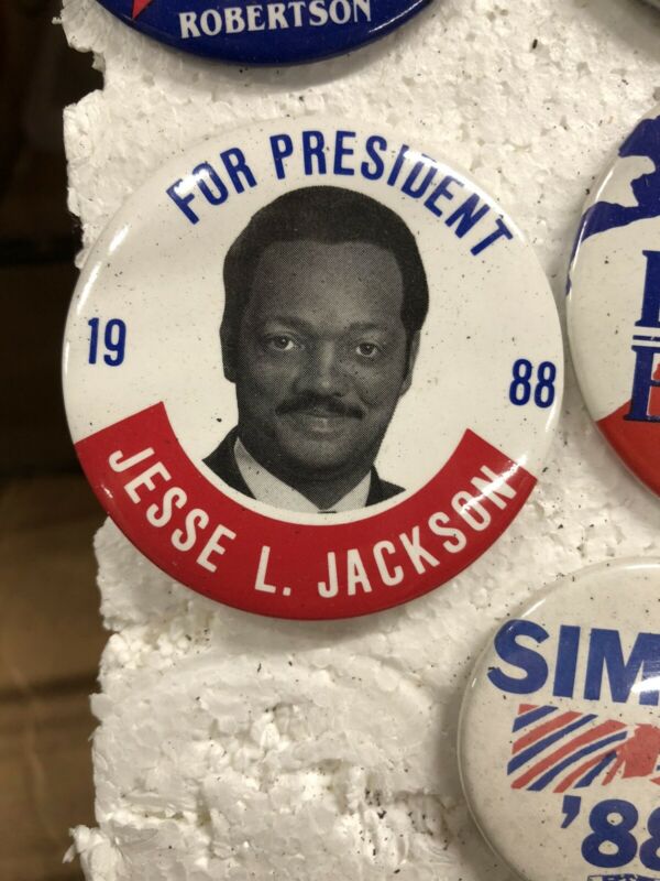 Jesse Jackson For President Pin Lot 3 Different 1988 Campaign Rare And ...