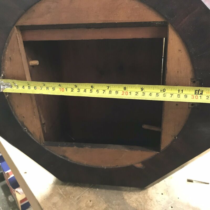 Antique English Fusee Dial Clock Case Spares or repairs -- Antique ...