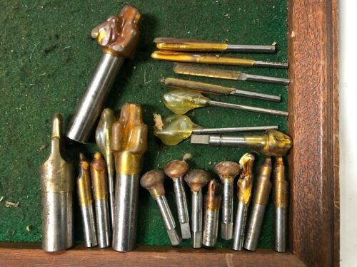 MACHINIST TOOLS LATHE MILL Machinist Lot of UNUSED Mill Cutters End ...