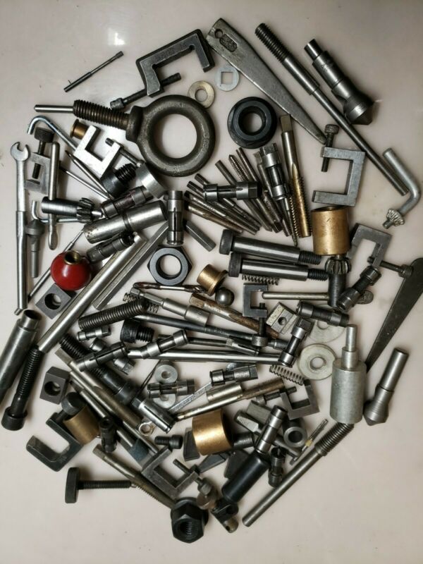 Machinist Junk Drawer tool lot tap collets bushings clamps etc ...