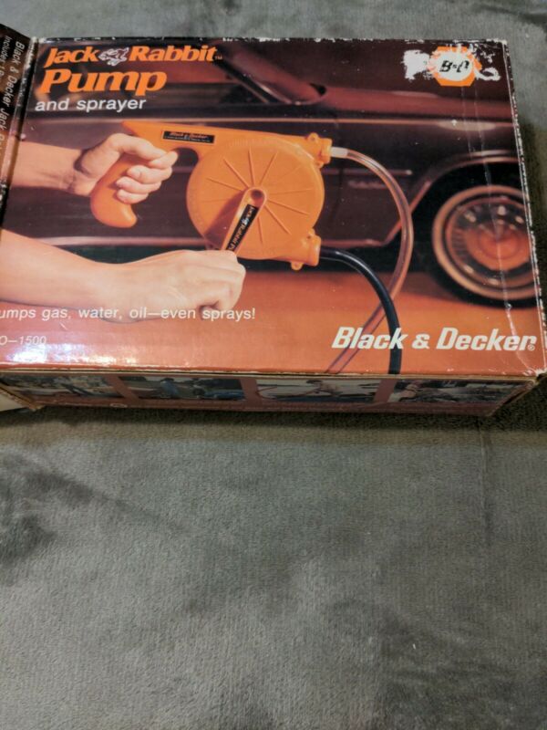 Black & Decker Jack Rabbit Pump and Sprayer Original Box Manual Catalog ...