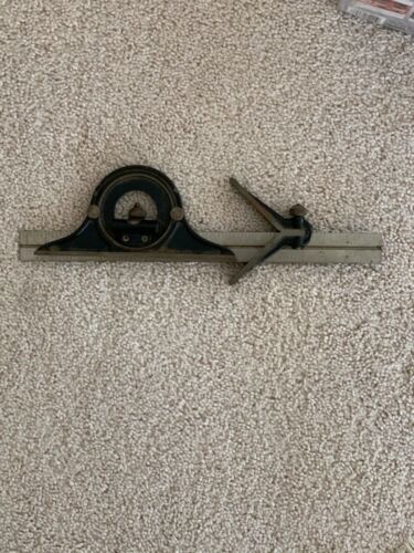 Vintage Stanley no.122 combination square with center head made in USA ...