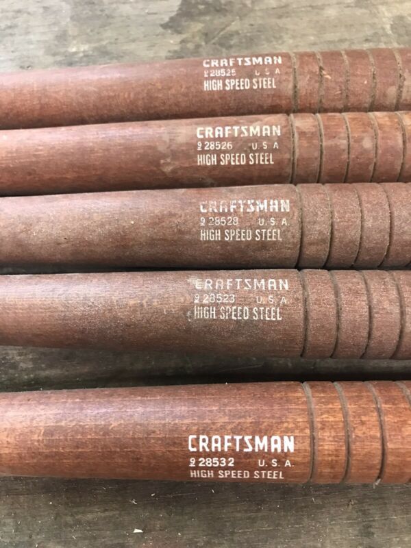 Craftsman Pro Lathe Chisel Set of 5 Old Vintage Antique Knife Wood ...