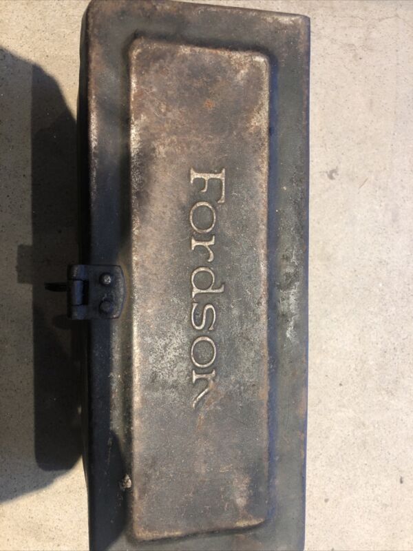 Vintage Fordson Metal Tool Box -- Antique Price Guide Details Page