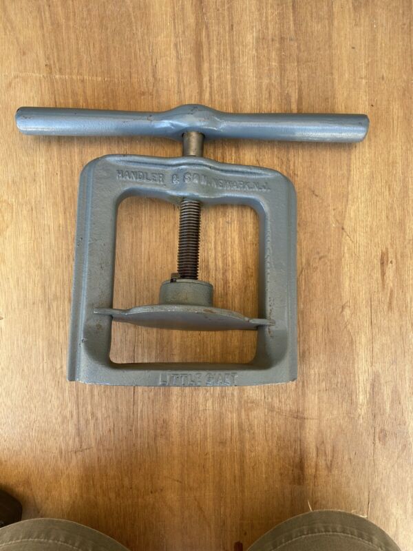 Vintage Heavy Duty Handler & Sons USA Little Giant Press Clamp Flask ...