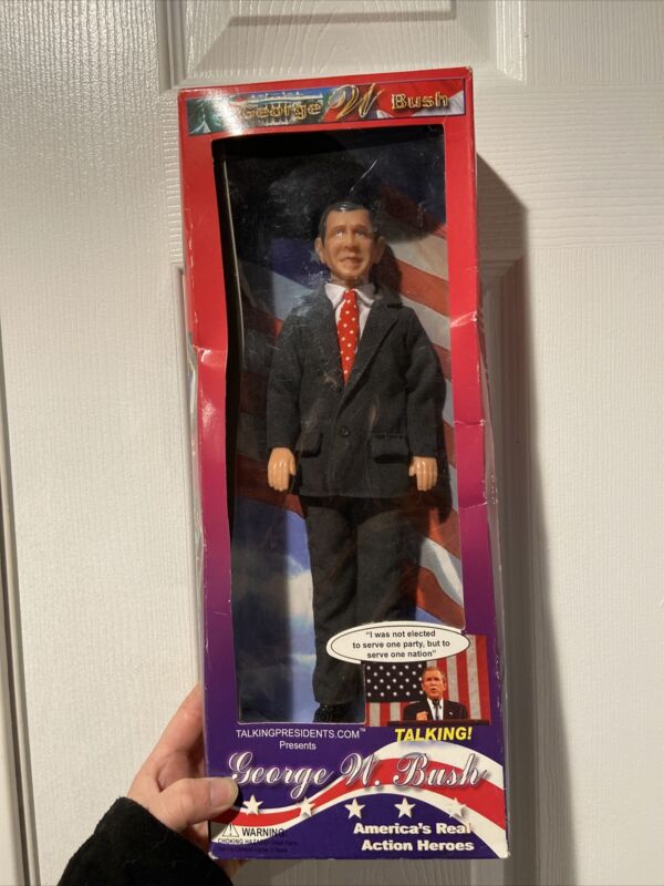 TALKING PRESIDENTS TALKING GEORGE W. BUSH 12" DOLL FIGURE NEW ...