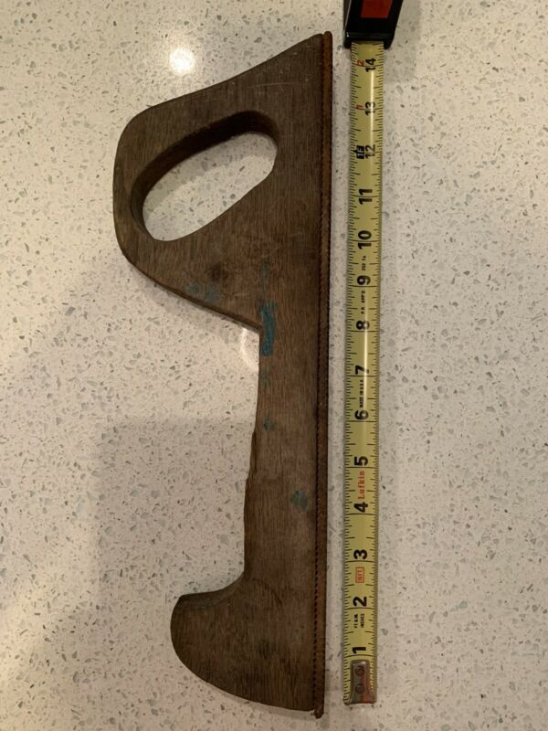 Antique Wood Rasp With Plane Style Wooden Handle. Curved Tooth File ...