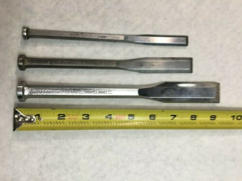 craftsman all steel wood chisels, 3pecs 1/2" 3/4" 1" -- Antique Price ...