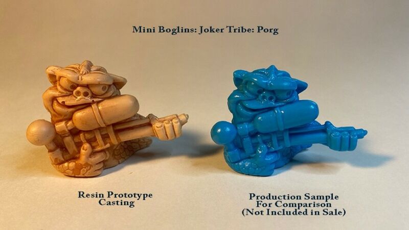 Rare Vintage Prototype Resin Mini Boglins Figure Jokers Tribe Porg ...