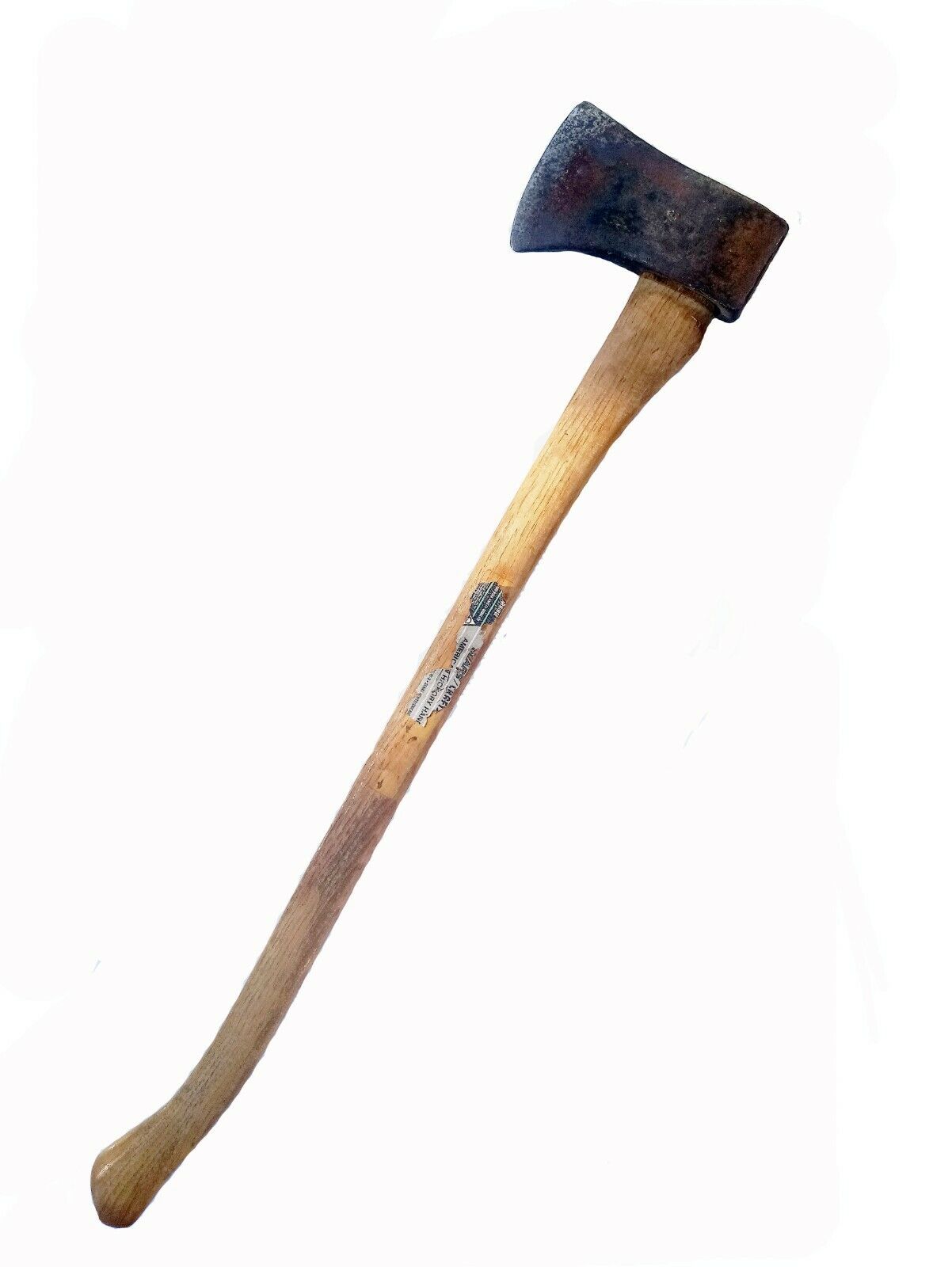 Vintage Single Bit Axe Original Sears Craftsman Wood Handle Head ...