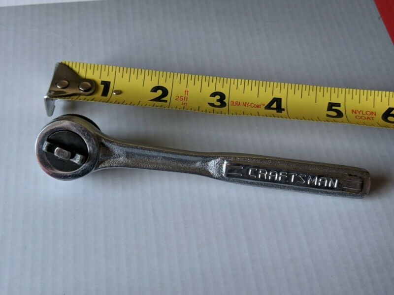 Craftsman -v- Series 1/4 Drive Ratchet 43178 USA made -- Antique Price ...