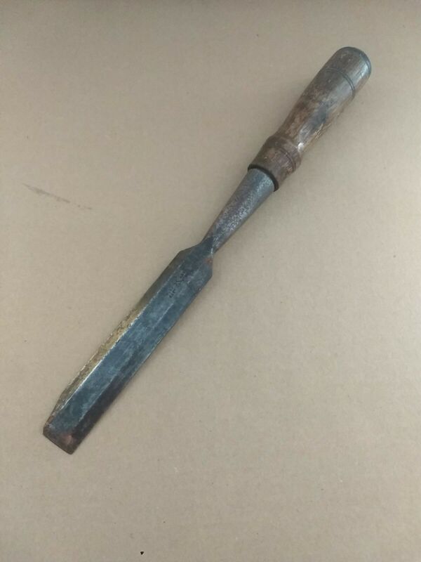 Vintage Cast Steel BUCK BROTHERS 1" SOCKET CHISEL 12" Deer Head Logo ...