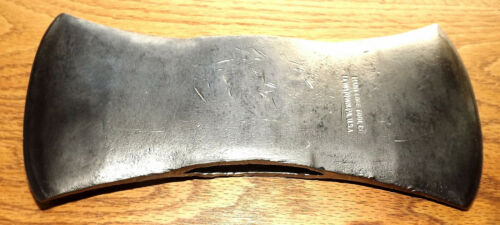 Vintage AXE MANN EDGE TOOL CO.KNOT KLIPPER WARRANTED Double Bit Tree Felling -- Antique Price ...