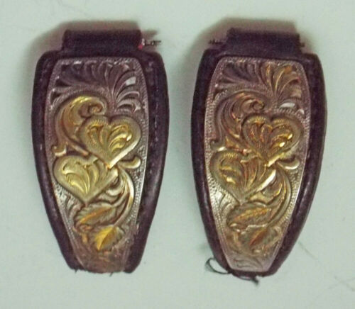 Mexican Gold & Sterling Silver Antique Watch tabs -- Antique Price ...