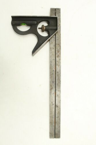 Vintage LS Starrett No. 4 Grad Hardened Combination Square 12 ...