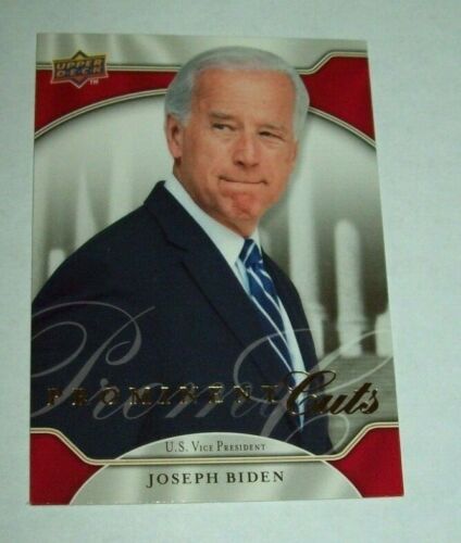 2009 Upper Deck Prominent Cuts Joseph Biden Card -- Antique Price Guide ...
